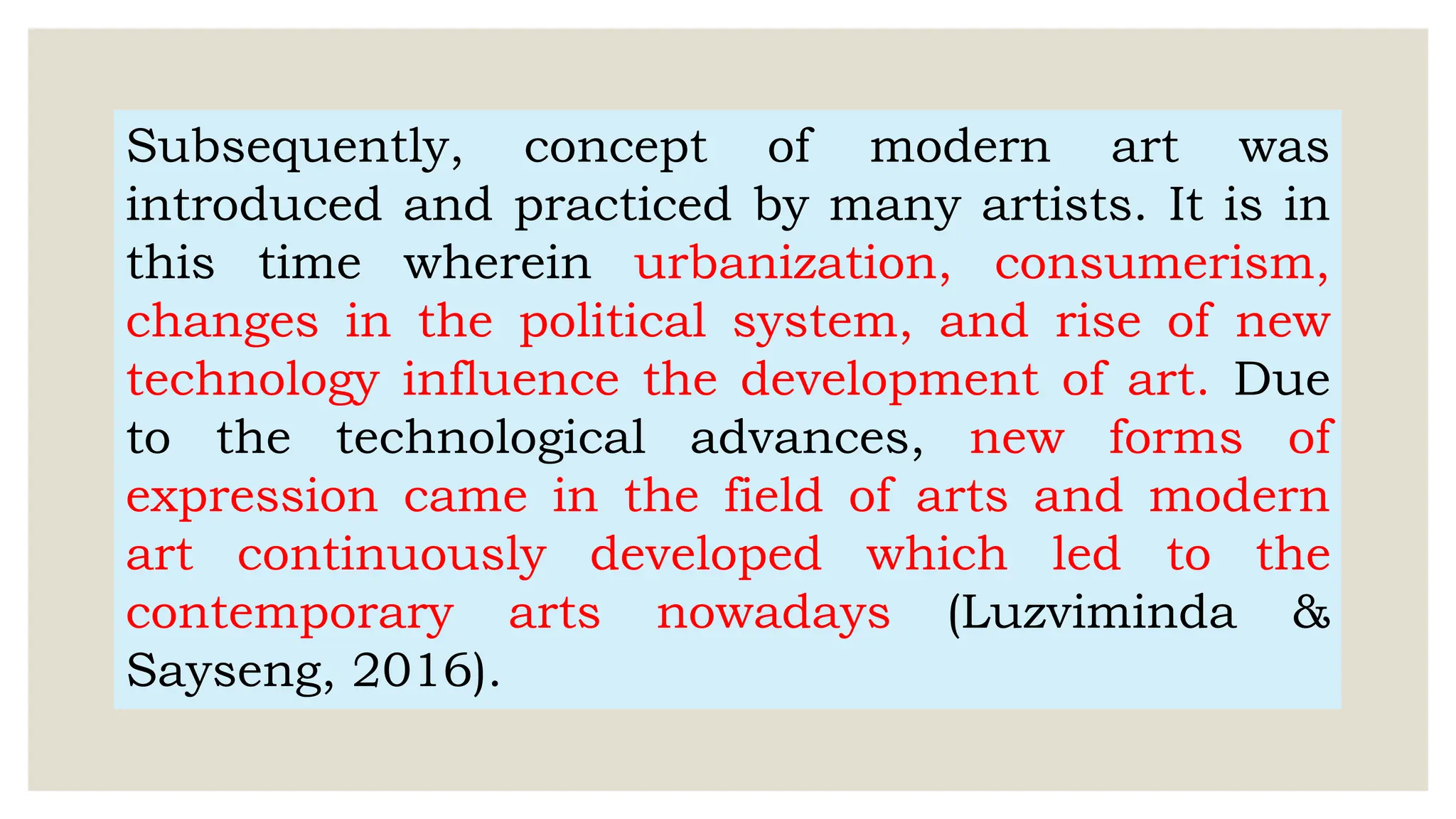 contemporary arts from the region module 1 | PPTX