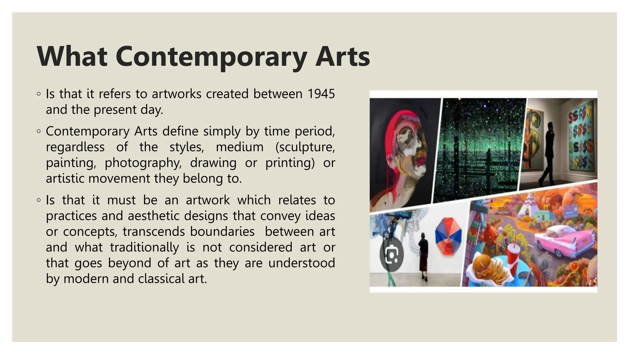 contemporary arts from the region module 1 | PPTX