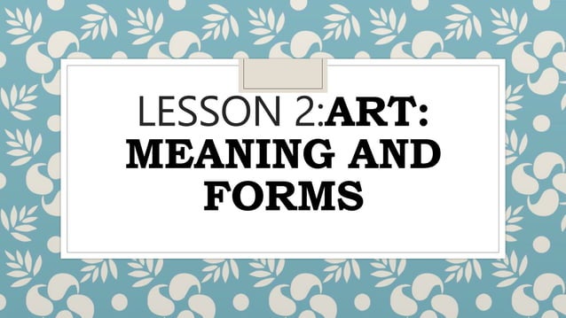 contemporary arts from the region module 1 | PPTX