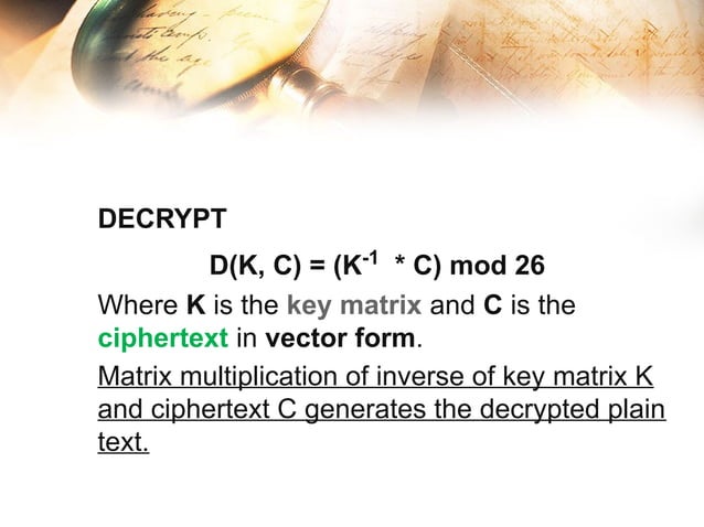 Mod1 basics cryptography first module vtu | PPTX