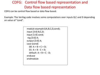 Module one for the Digital VLSI design flow | PDF