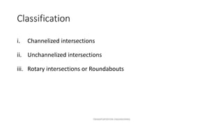 MOD1- AT GRADE INTERSECTIONS.ppshsshhsstx | PPT