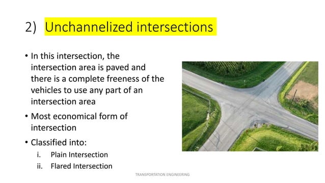 MOD1- AT GRADE INTERSECTIONS.ppshsshhsstx | PPT
