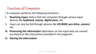 GS 102: COMPUTER LITERACY -MOD 1 - INTRODUCTION TO COMPUTERS.pptx