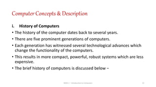 GS 102: COMPUTER LITERACY -MOD 1 - INTRODUCTION TO COMPUTERS.pptx