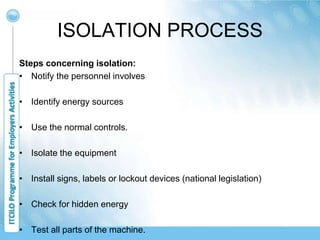 Work Equipment,Machinery and Tools Safety | PPTX