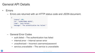 Sumo Logic Search Job API | PPTX