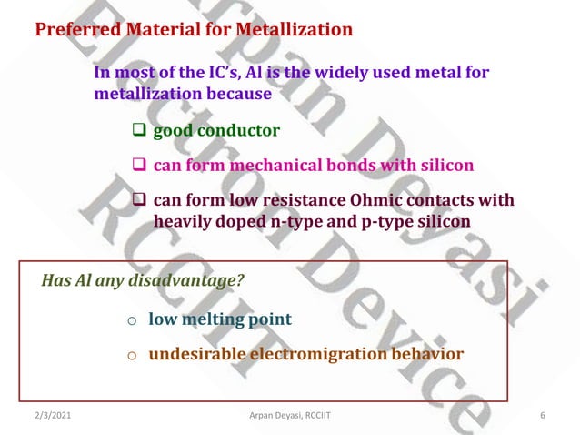 Metallization | PDF | Chemistry | Science