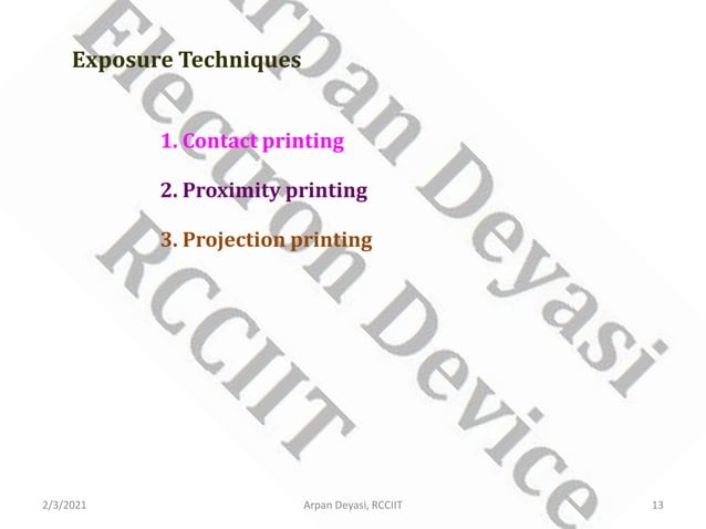Photolithography | PDF