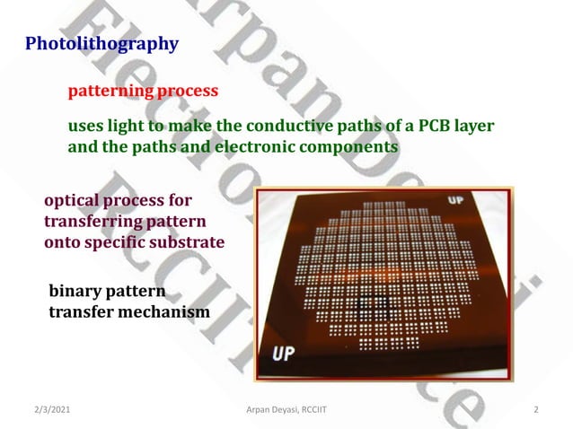 Photolithography | PDF