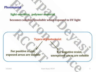 Photolithography | PDF