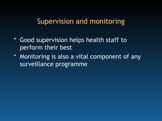 Monitoring, supervision and quality control | PPT
