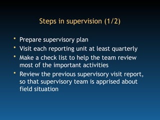 Monitoring, supervision and quality control | PPT
