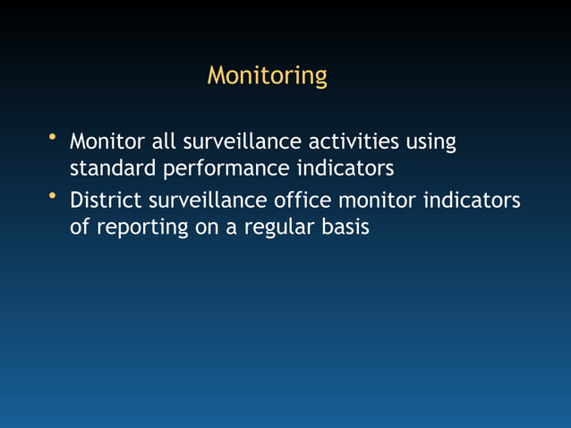 Monitoring, supervision and quality control | PPT