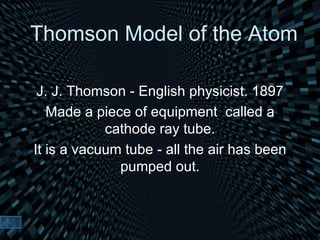 Mod+13,+History+Of+Atom+Part+A | PPT
