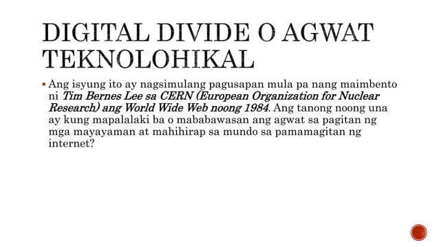 Modyul 15 Agwat Teknolohikal Powerpoint Prensentation | PPTX