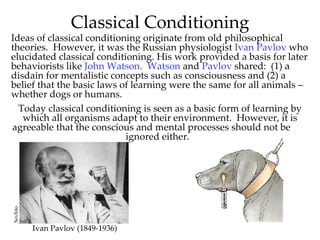 Mod 17 Classical Conditioning | PPT