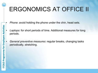 Ergonomics Practice | PPTX