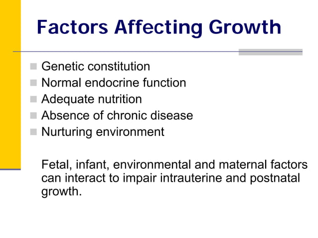 Module 1: Pediatric Growth Assessment Part 1: The Principles | PPT