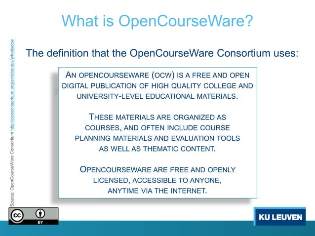Module 1: What is OpenCourseWare? | PDF