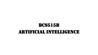 Artificial Intelligence Lab programs 1. Write a Program to Implement | PPT