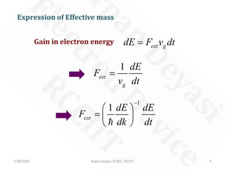 Effective mass | PDF
