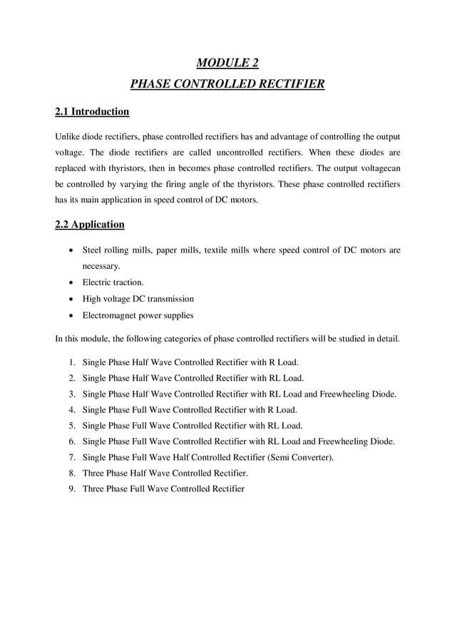 Phase Controlled Rectifiers | PDF | Computer Networking | Computing