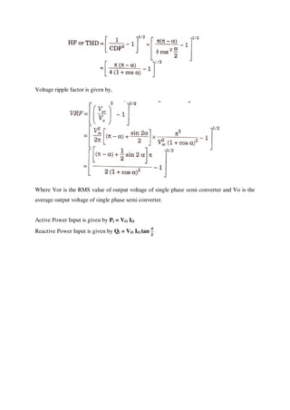 Phase Controlled Rectifiers | PDF