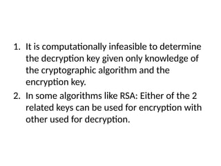 Module 2 of cryptography old scheme VTU ppt | PPTX