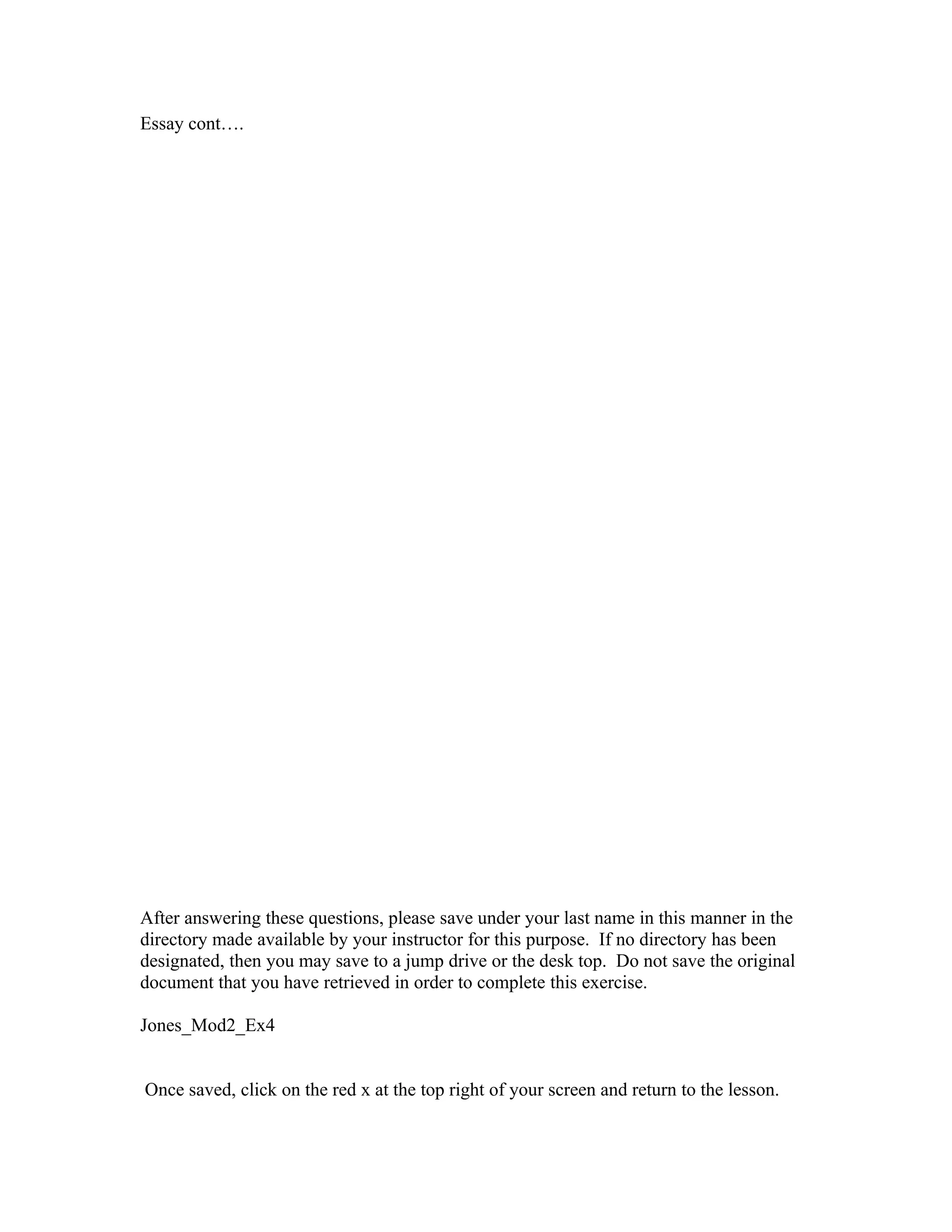 Mod 2 Exercise 5 Response Form | DOC