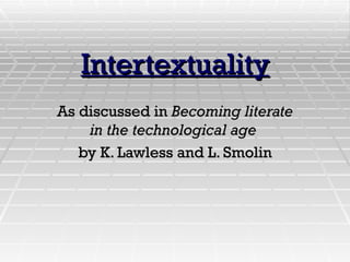 Intertextuality | PPT