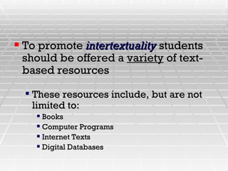 Intertextuality | PPT