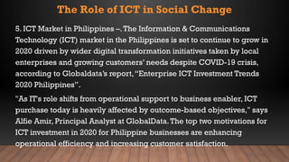 Mod 2-The Role of ICT in Social Change.pptx
