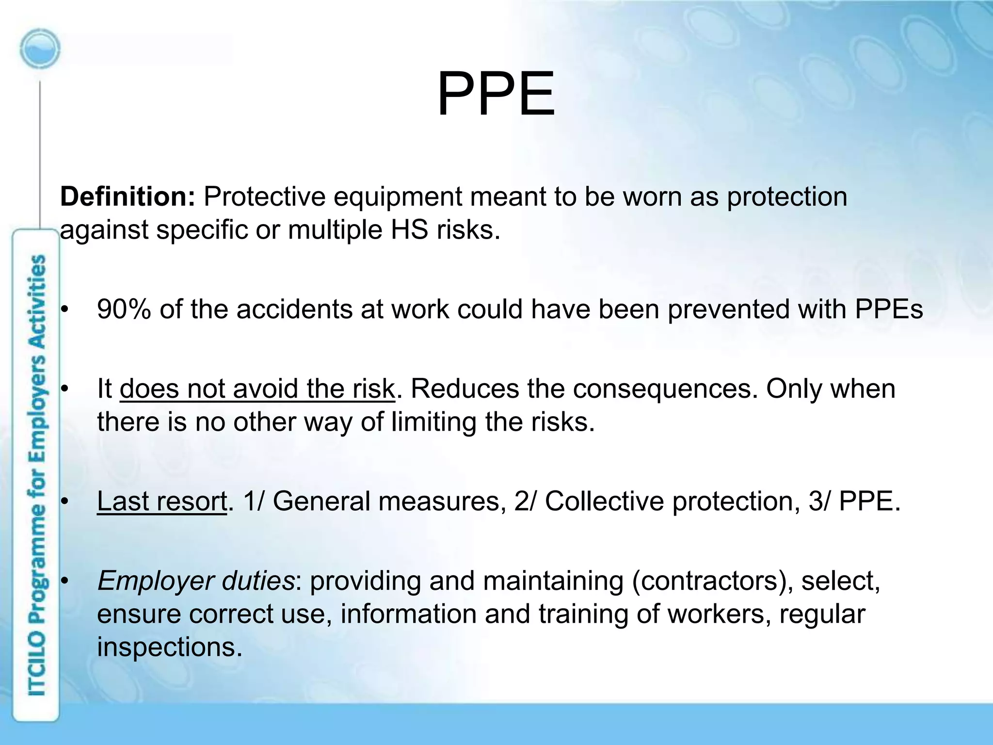Personal Protective Equipment(PPE) | PPTX