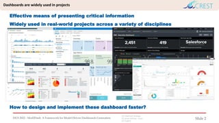 EICS 2022 - Mod2Dash: A Framework for Model-Driven Dashboards ...