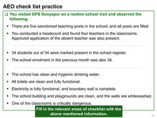 Mod 2 markaz kp is and aeo checklist | PPTX | Professional School ...