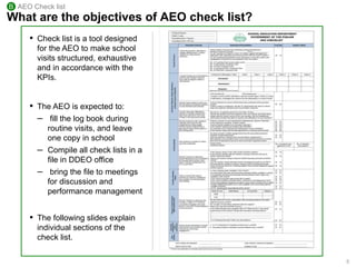 Mod 2 markaz kp is and aeo checklist | PPT