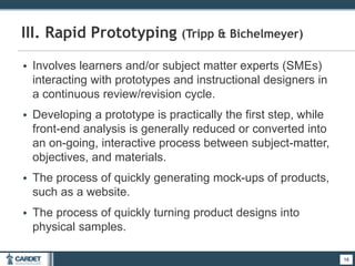 Overview of Instructional Design Models | PPTX