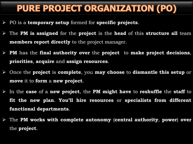 MODULE 2 PROJECT ORGANIZATION (updated) | PPT
