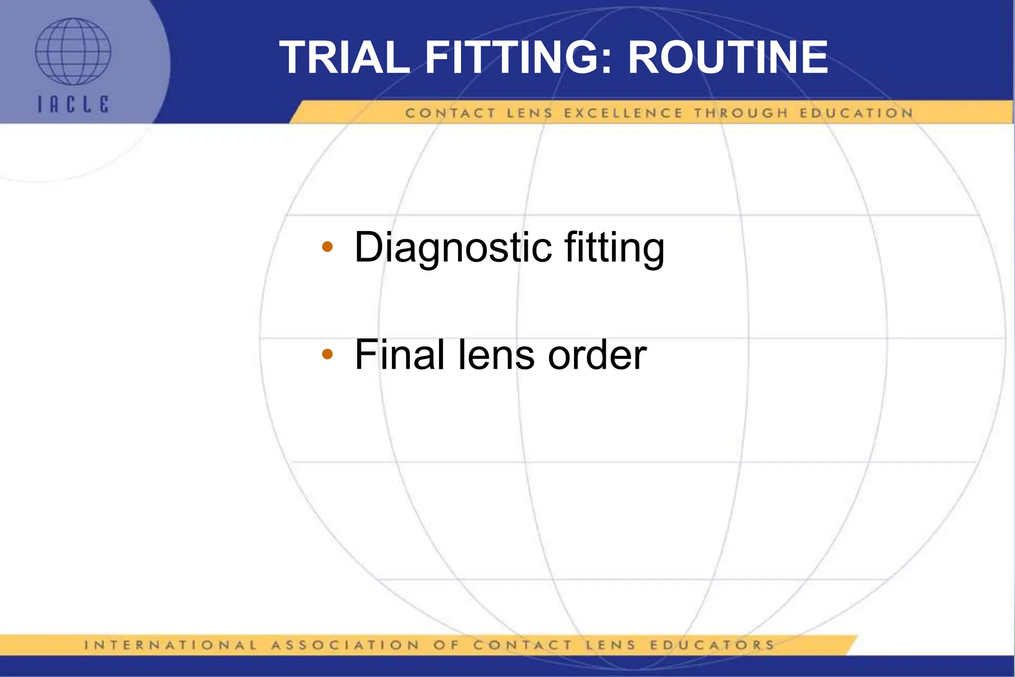 Introduction to Contact Lens Fitting_ Module 3.1 | PPTX