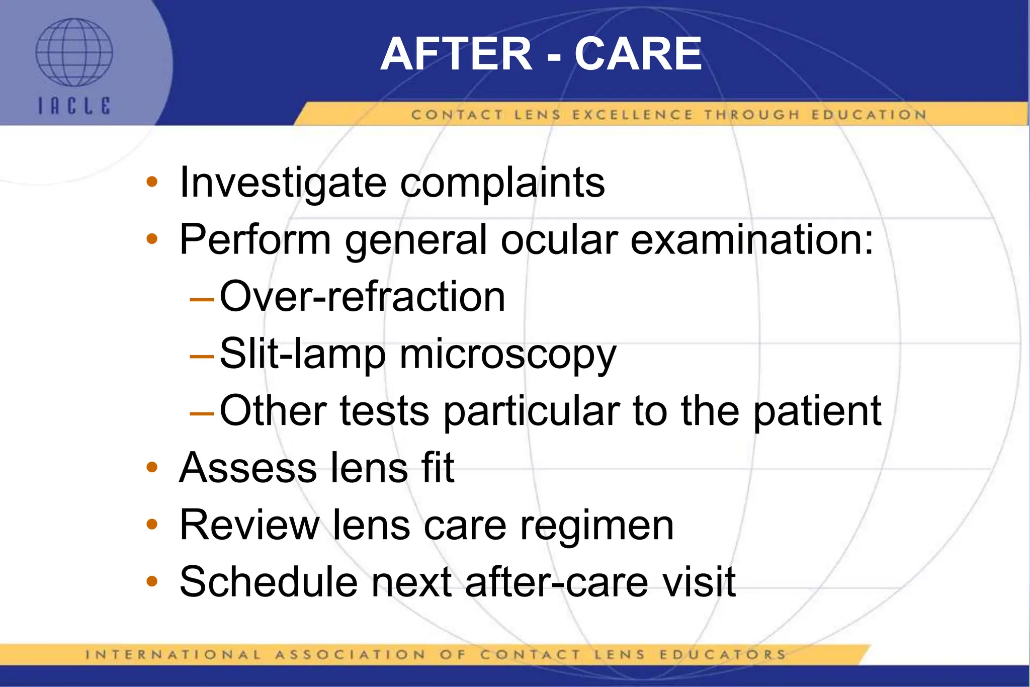Introduction to Contact Lens Fitting_ Module 3.1 | PPTX