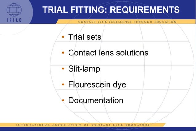 Introduction to Contact Lens Fitting_ Module 3.1 | PPTX