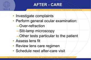 Introduction to Contact Lens Fitting_ Module 3.1 | PPTX