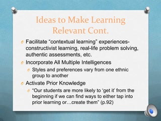 Culturally Relevant Teaching | PPT