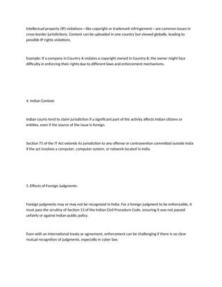IT Laws and Practices Module 3 to Module 5 | DOCX