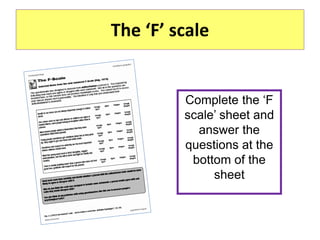 Mod 3 authoritarian personality | PPTX