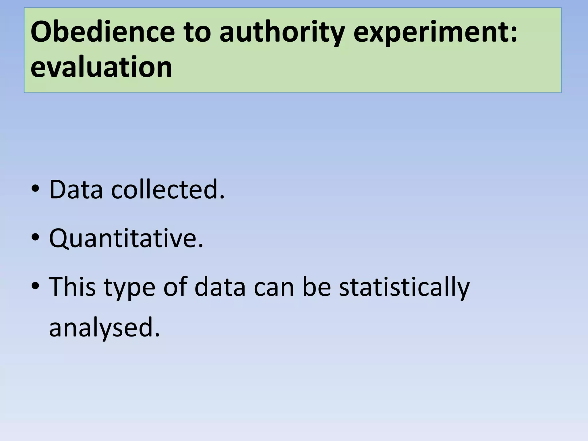 Mod 3 milgram evaluation variations explanations | PPT