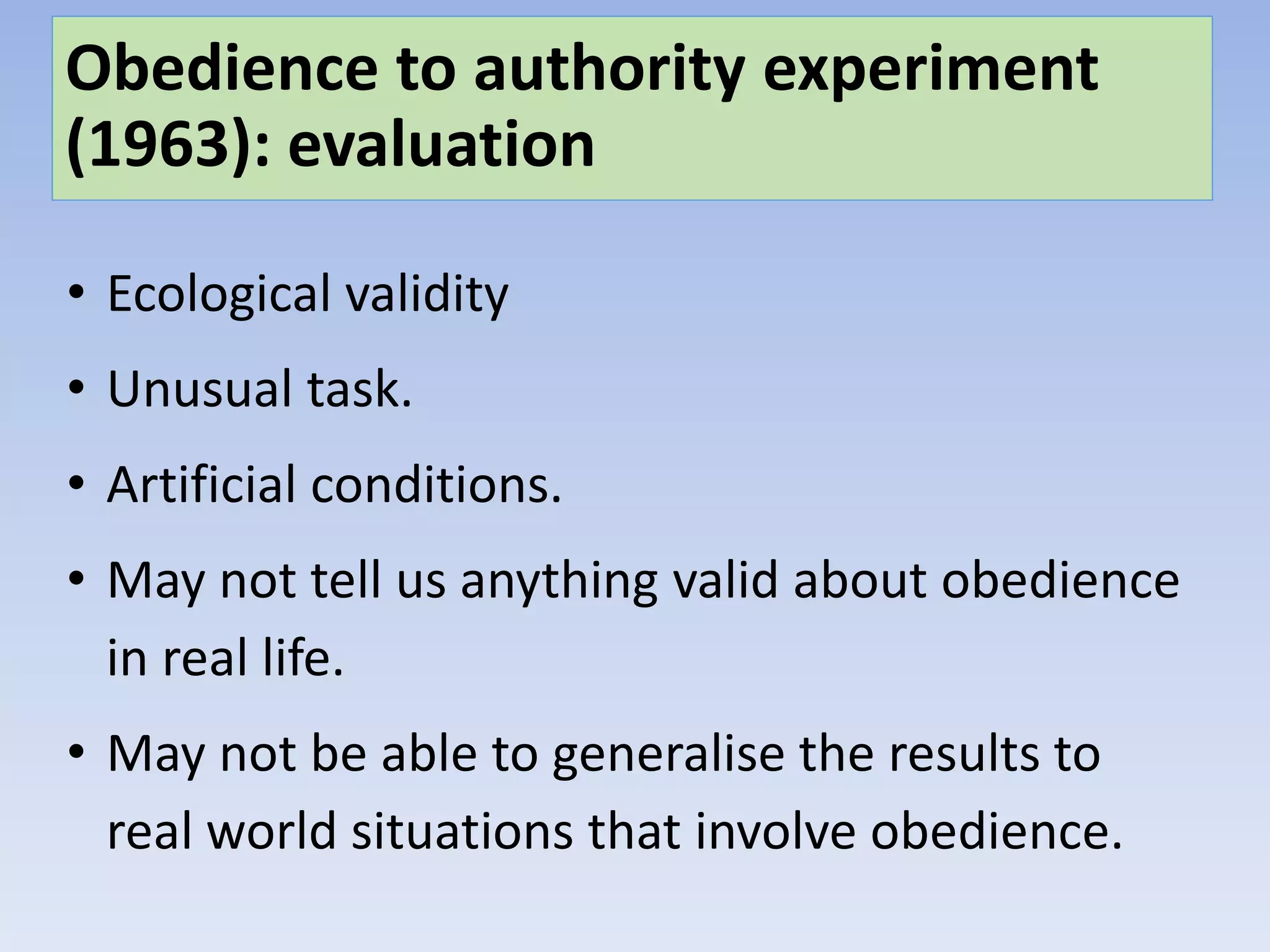 Mod 3 milgram evaluation variations explanations | PPT