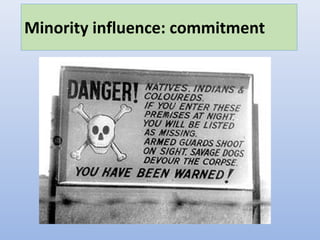 Mod 3 minority influence | PPT