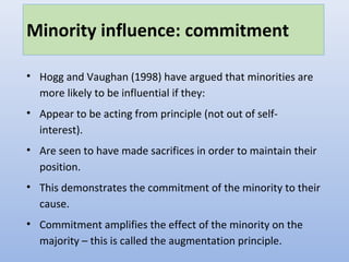 Mod 3 minority influence | PPT